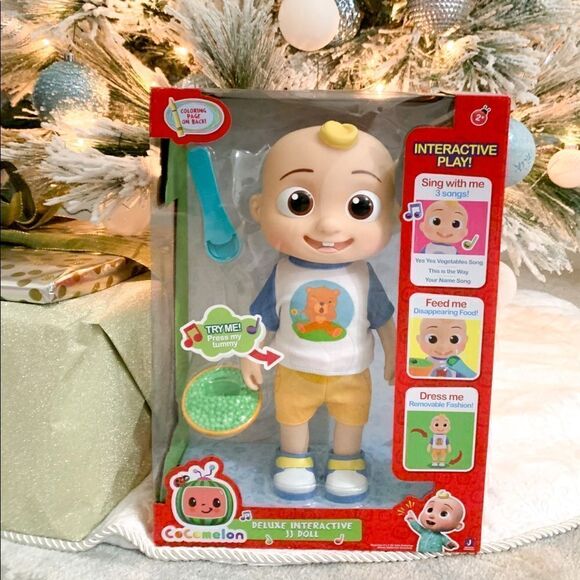 Cocomelon | Toys | New Cocomelon Deluxe Interactivejj Doll Feed Dress Sing Withme | Poshmark